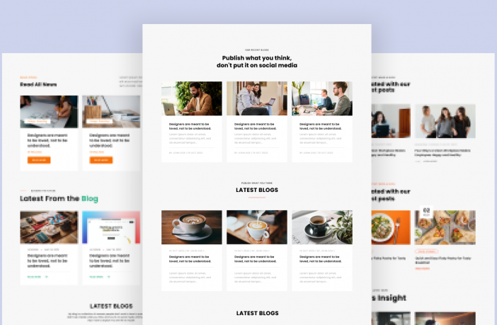 Free Download Recent Blog Sections UI Design Template for Figma ...